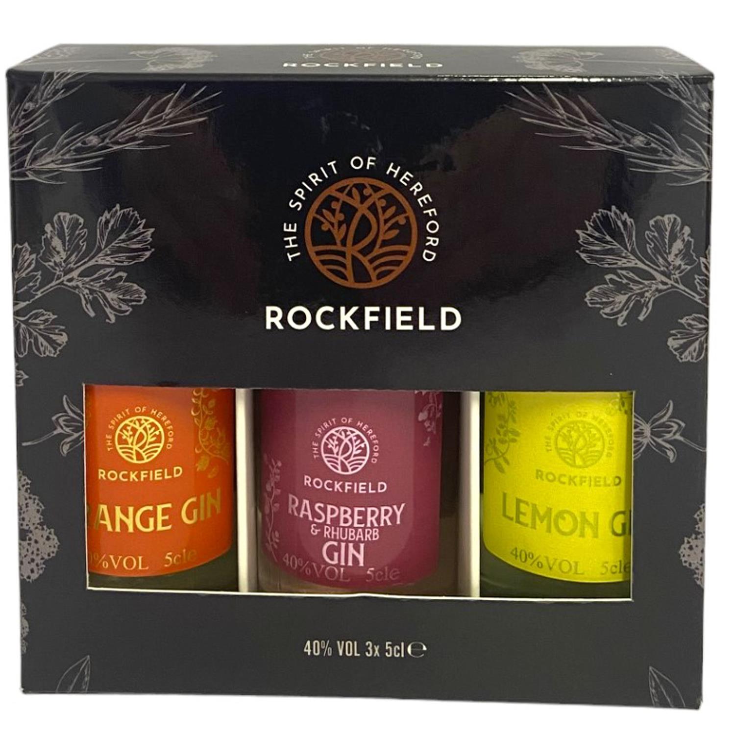 Rockfield Gin Selection Gift Pack 3x5cl | Next Day Delivery