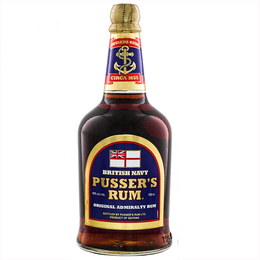 Pusser's Blue Label Rum Enamel Cup & Jigger Set | Next Day Delivery