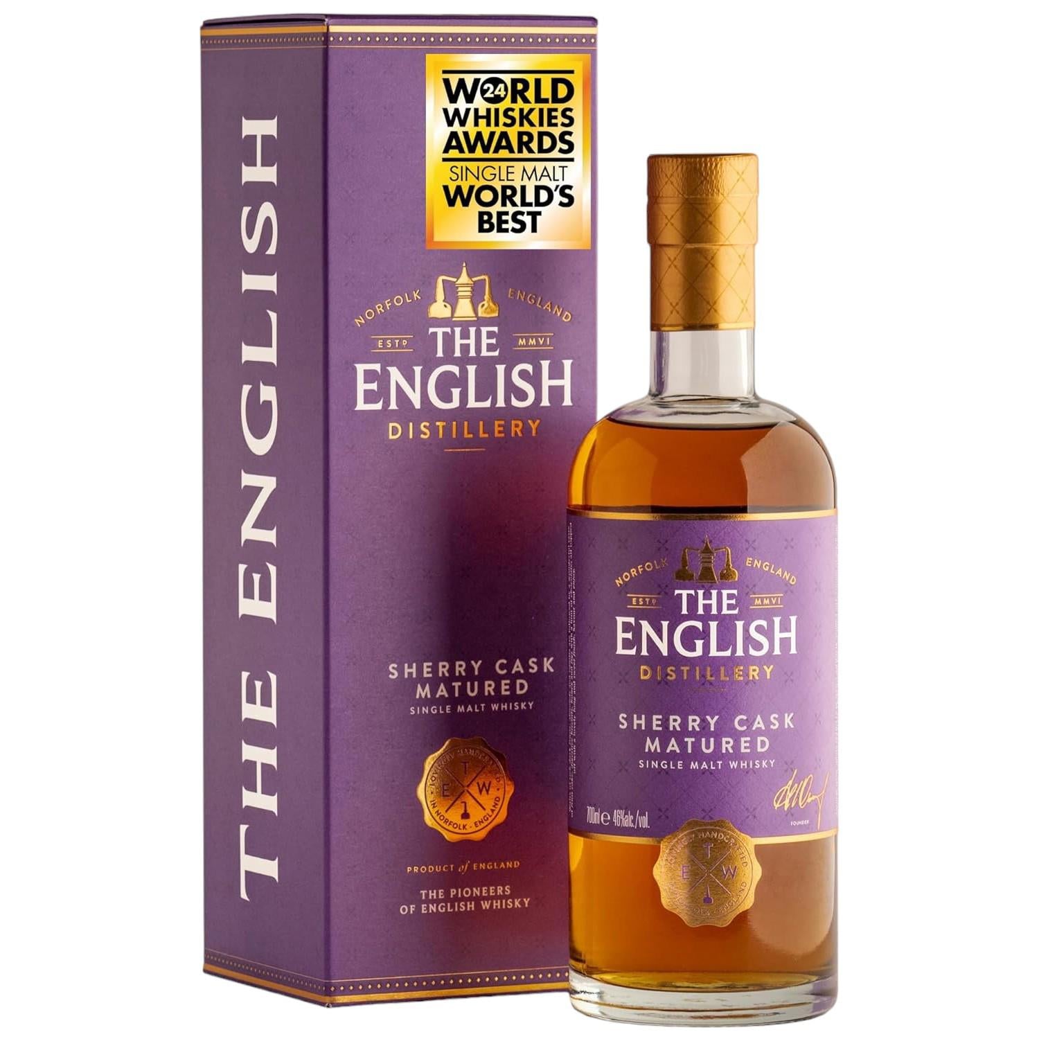 The English Sherry Cask Matured Whisky | Next Day Delivery