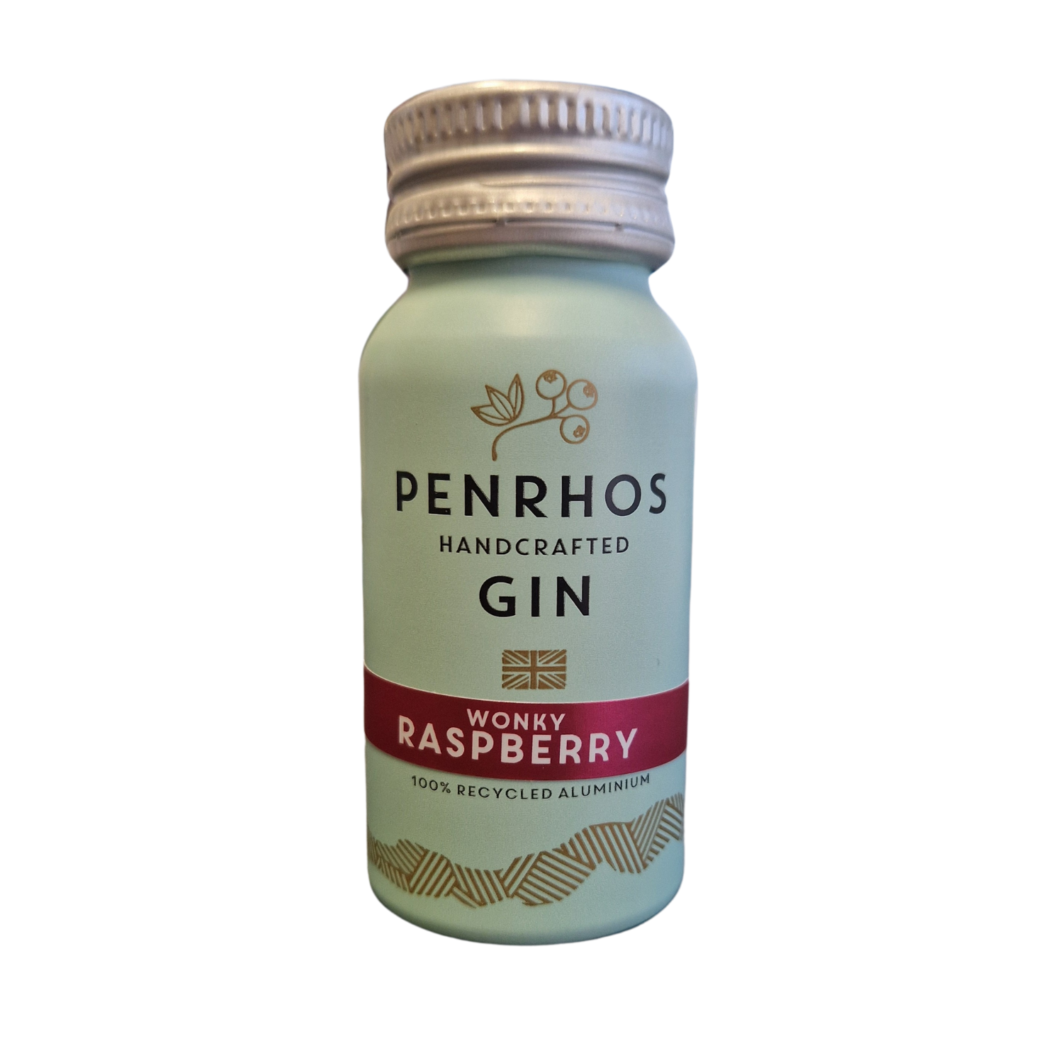 Penrhos Wonky Raspberry Gin Miniature | Next Day Delivery