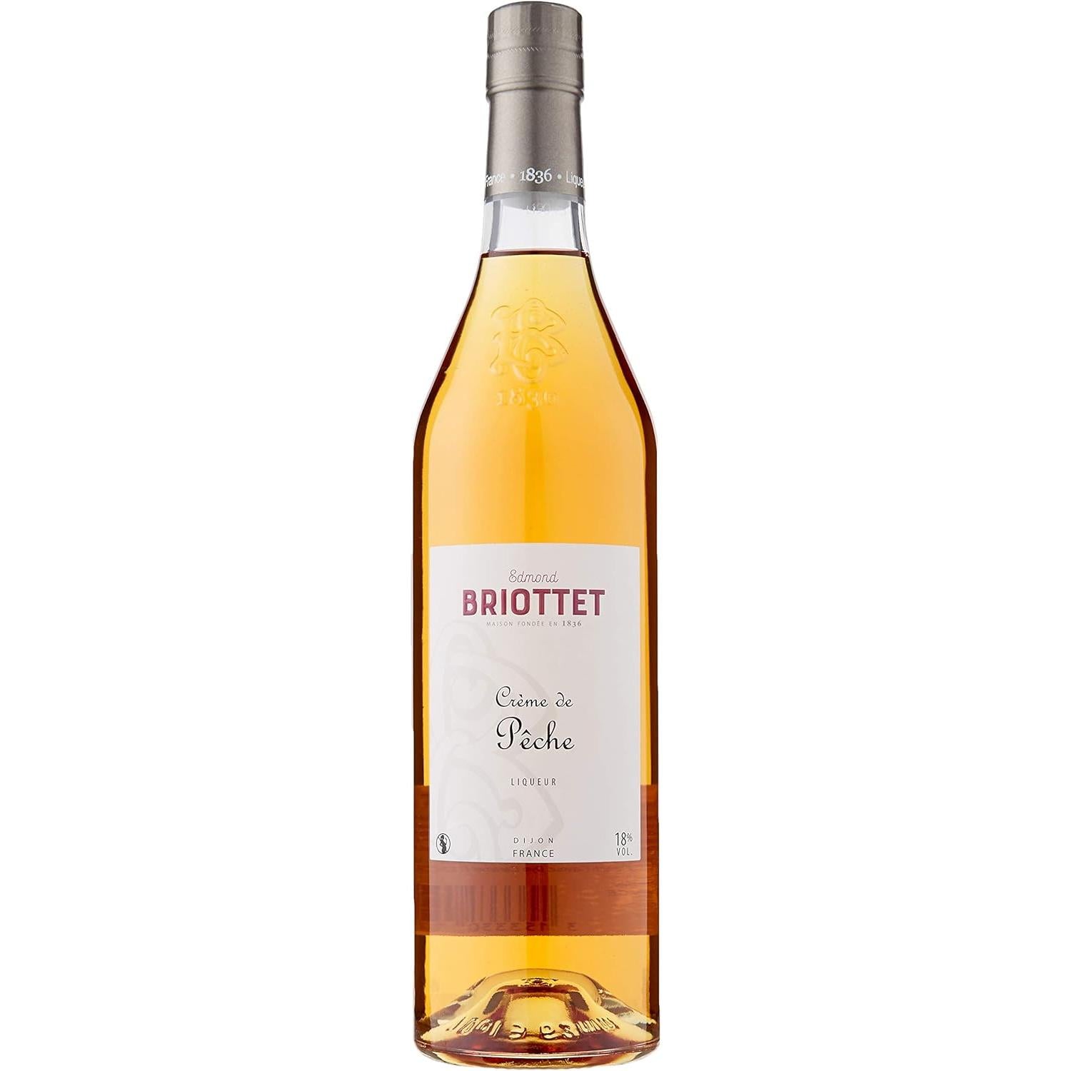 Edmond Briottet Creme De Peche Peach Liqueur | Next Day Delivery