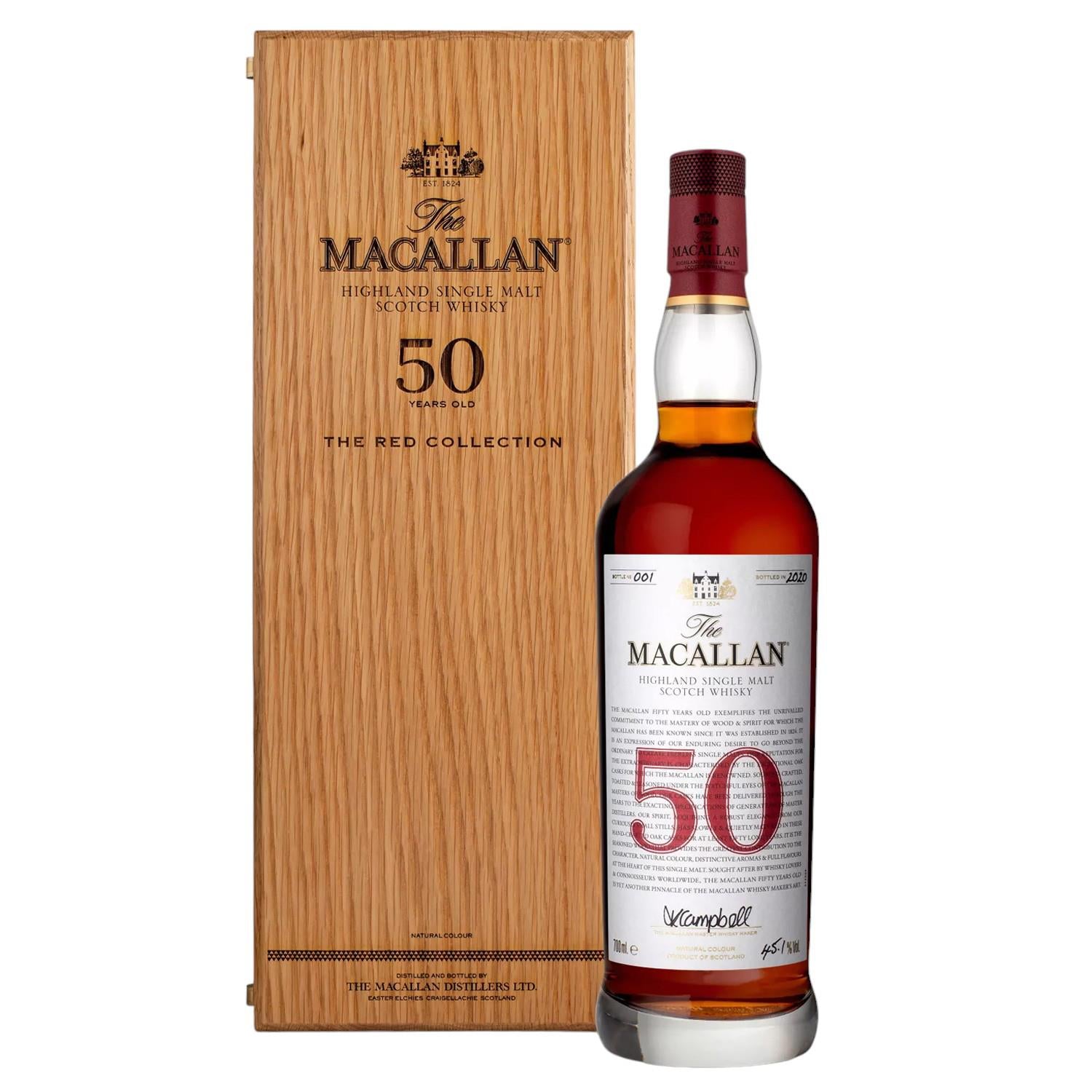 Macallan Red Collection 50 Year Old Whisky