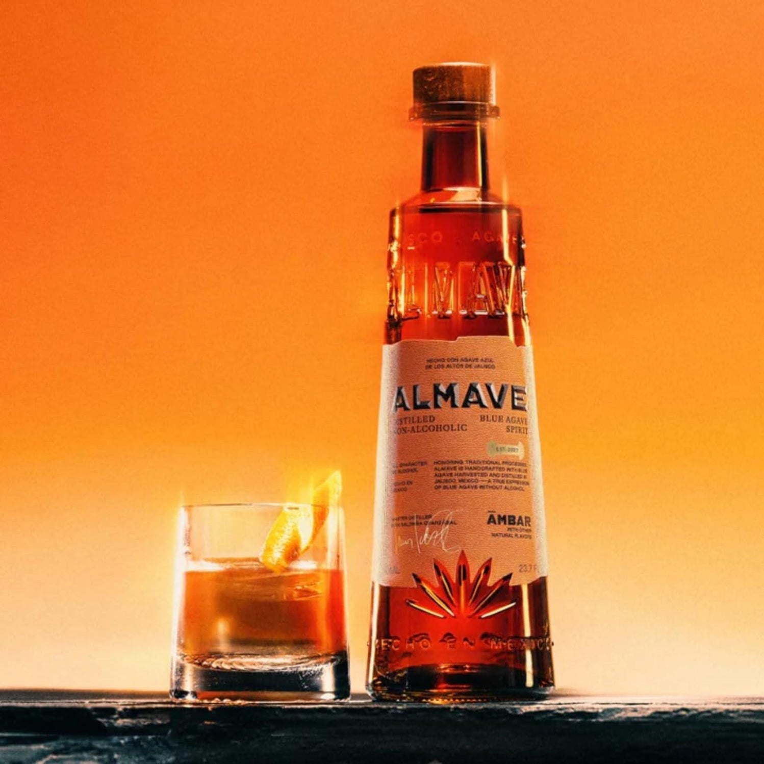 Almave Ambar Non-Alcoholic Blue Agave Spirit | Next Day Delivery